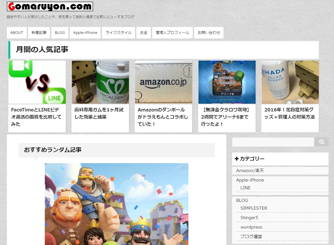 ブログ開始から1年！色々ありました。 | Gomaruyon（ごおまるよん！）